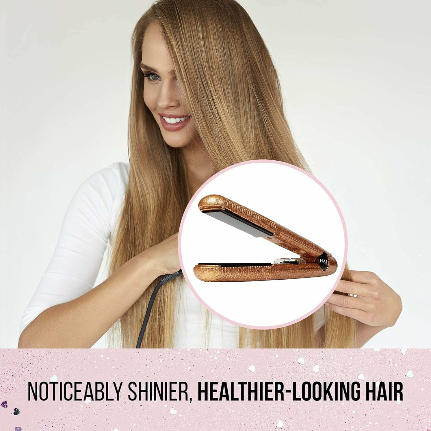 Hollywood SUPERSTAR 1″ Ceramic Flat Iron – HAI Beauty Concepts®